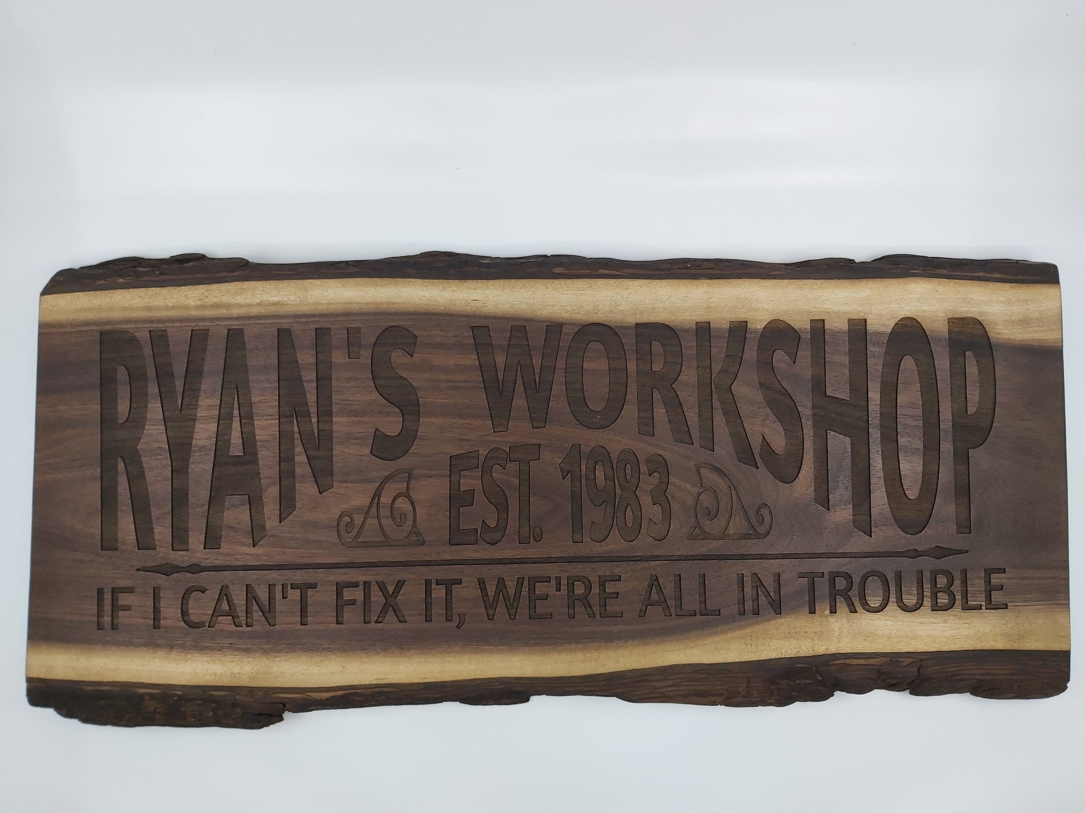 Unique custom engraved Walnut signs and charcuterie boards | Home of ...