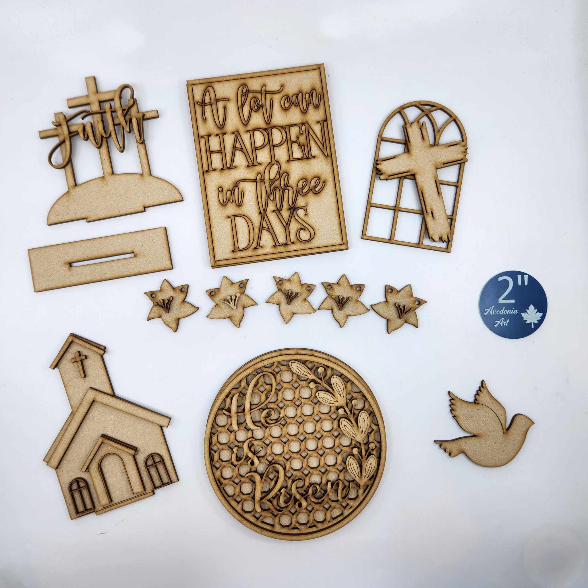 Religious Easter Paint Kit Christian Craft | Home of Avedonia Art ...